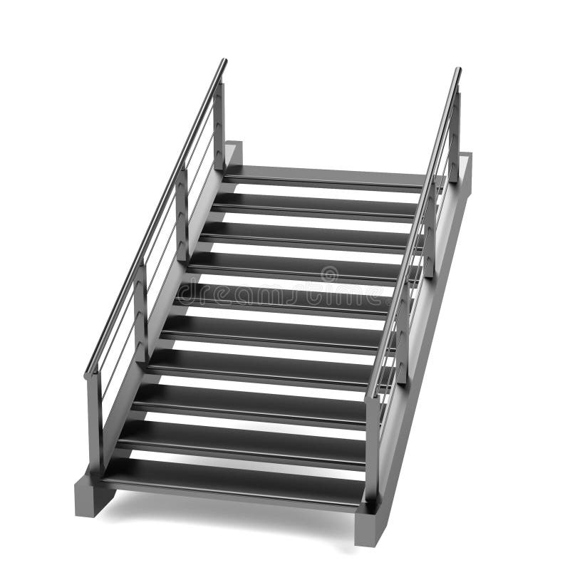 3d render of stairs stock illustration. Illustration of render - 39330364