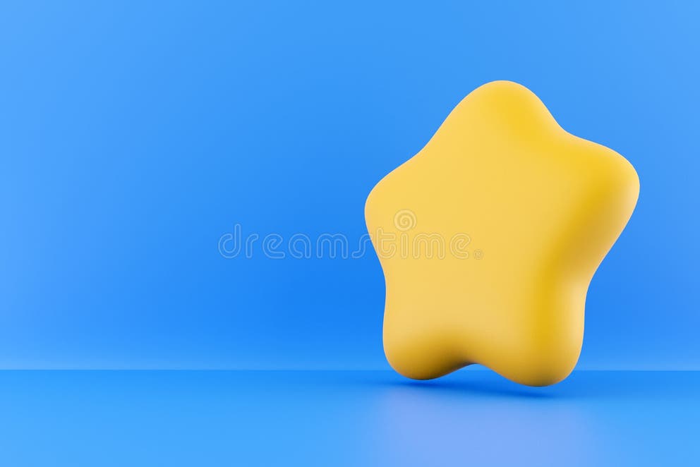 3d Render Star. 3d Rendering Star Stock Illustration - Illustration of ...