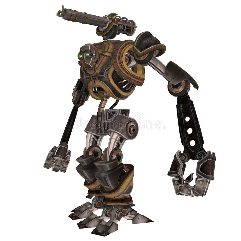 Steampunk Robot Leg
