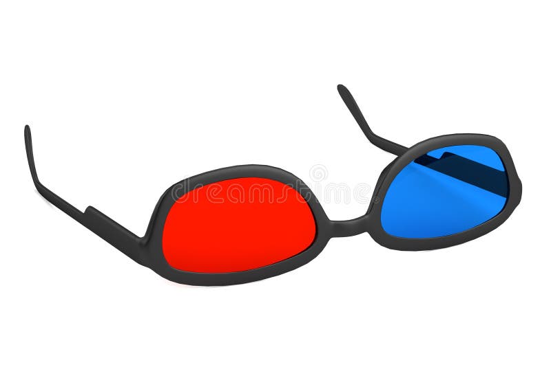 3d Render of Stereoscopic Glasses Stock Illustration - Illustration of ...