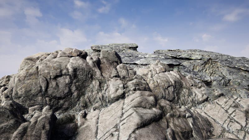 3D Render Stones Texture and Background. Rock Texture Stock ...