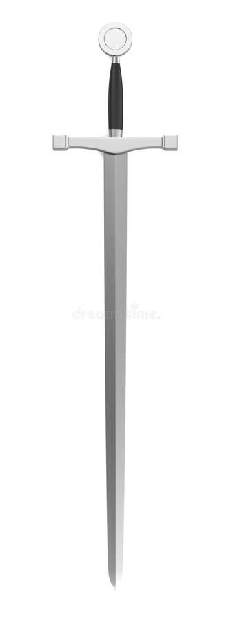 3d render of sword stock illustration. Illustration of graphics - 40396713