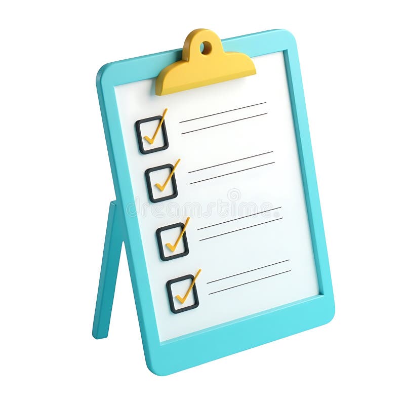 Checklist Clipboard Tasks Stock Illustrations – 3,086 Checklist ...