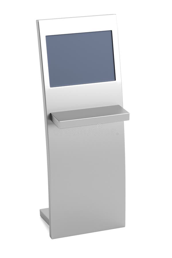 3d render of terminal stock illustration. Illustration of display ...