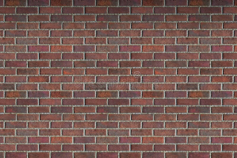 Pattern Texture Background of Red Brick Wall 3d Render Stock ...