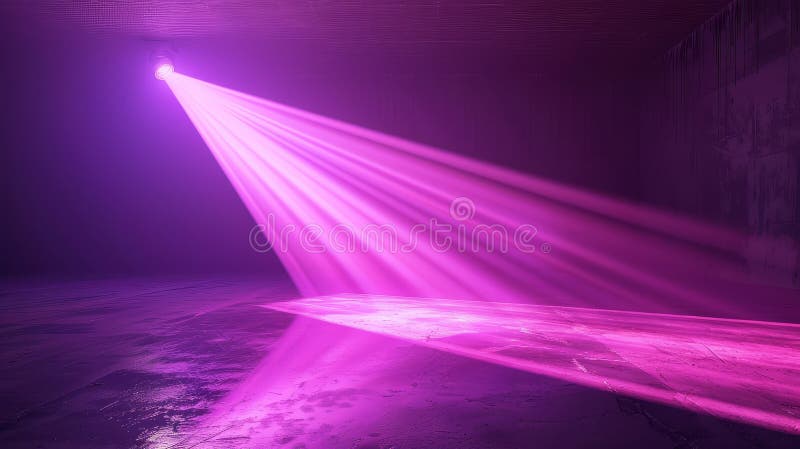 In this 3D Render, There is a Neon Background with a Dramatic Stage ...