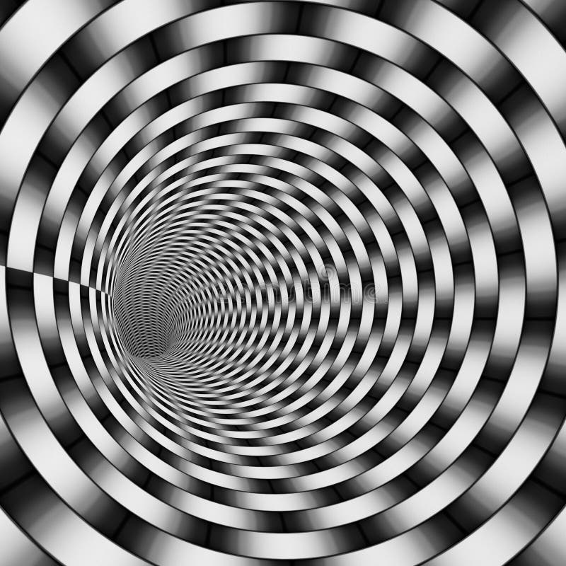 3d Tiled Tunnel in Gradient Black and White Stock Illustration ... 3d Tiled Tunnel in Gradient Black and White Stock Illustration ...
