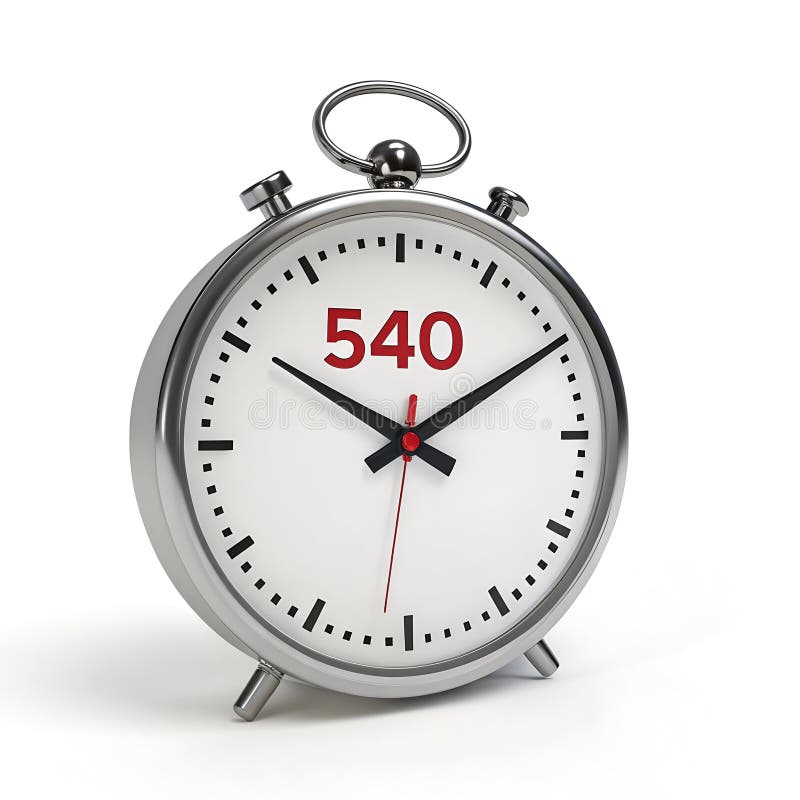 3D Render Time Management stock illustration. Illustration of white ...