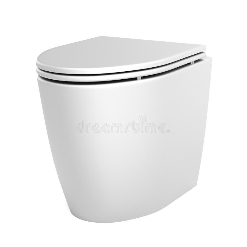 3d render of toilet stock illustration. Illustration of brush - 38465325