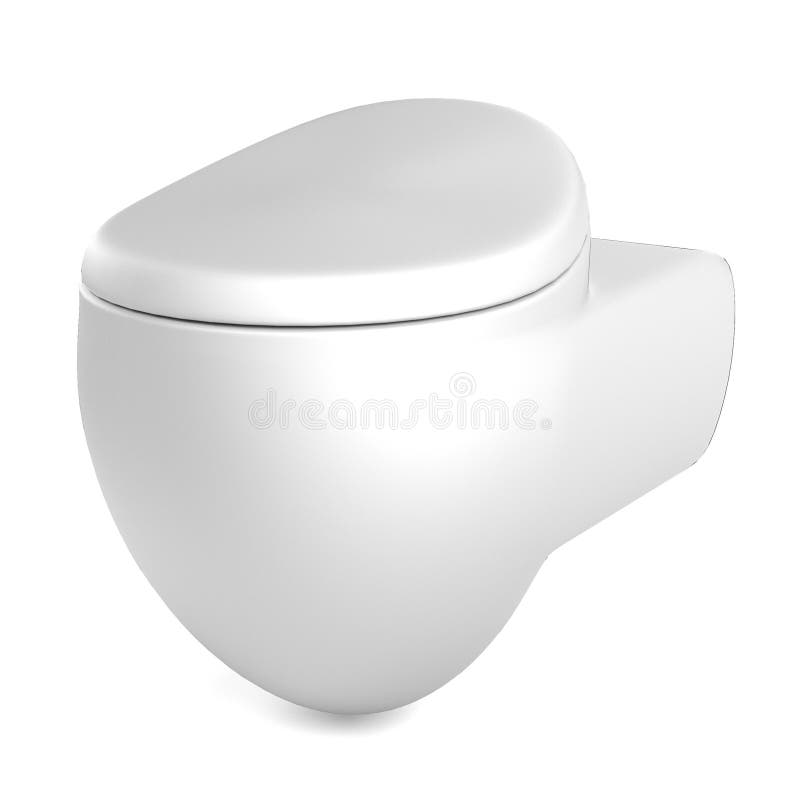 3d render of toilet stock illustration. Illustration of render - 40047021