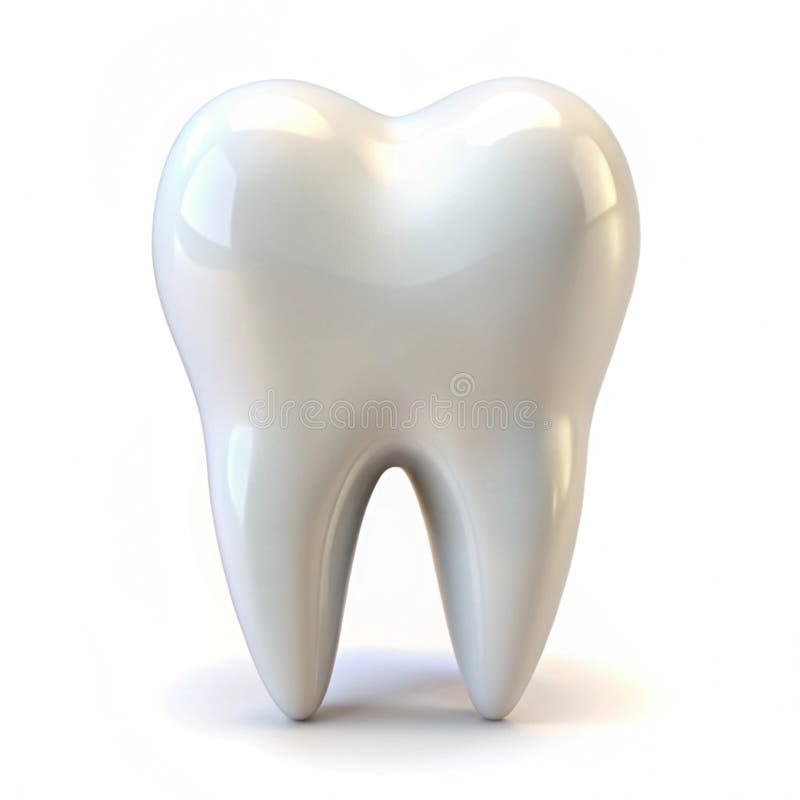 3D render tooth icon stock illustration. Illustration of graphics ...