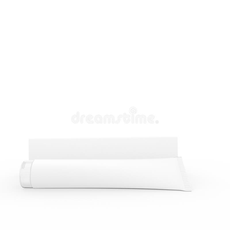 3d Render of Toothpaste Tube with Package Stock Photo - Image of tube ...