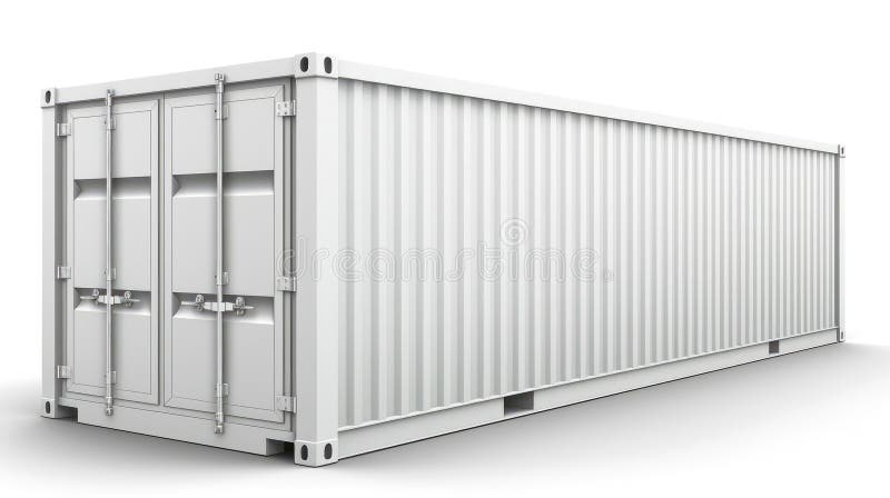 3d Render of a Train 3d Render of a Container Stock Image - Image of ...