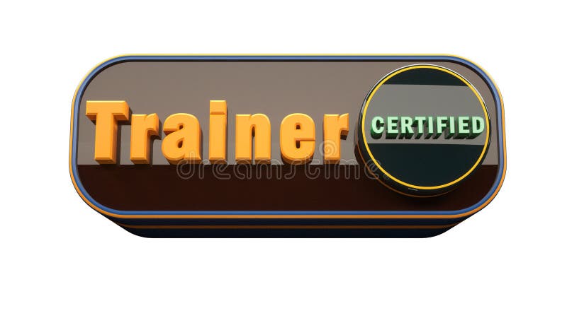 Trainer button icon stock illustration. Illustration of muscular ...