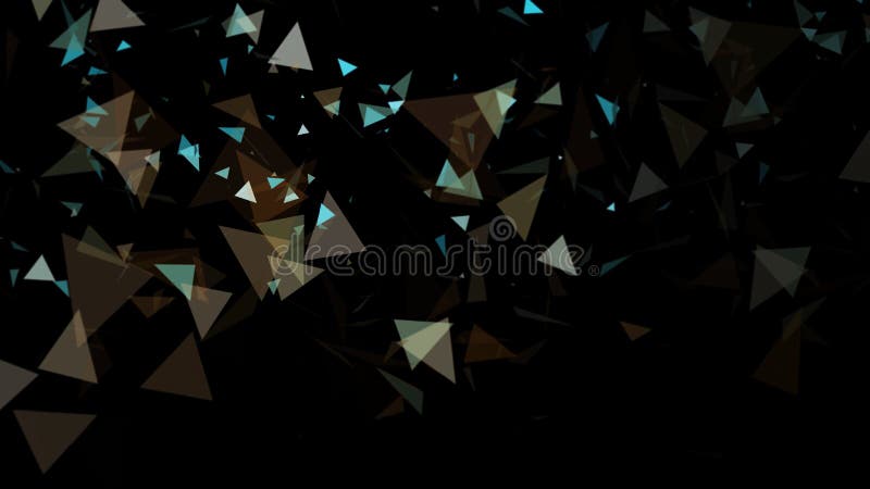 3D Render Triangular Abstract Background for Technology or Science Stock Illustration ...
