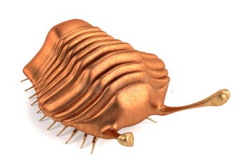 3d render of trilobite stock illustration. Illustration of insect ...