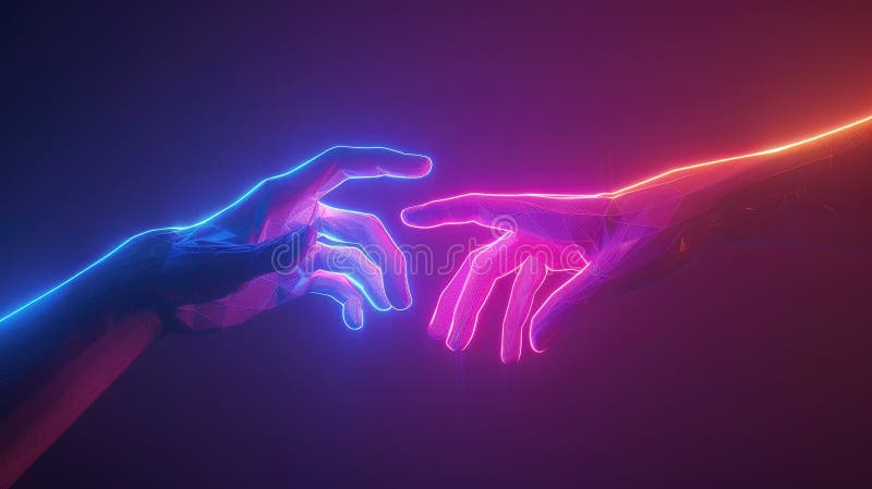 Hands Light Neon Sign Stock Illustrations – 1,086 Hands Light Neon Sign ...