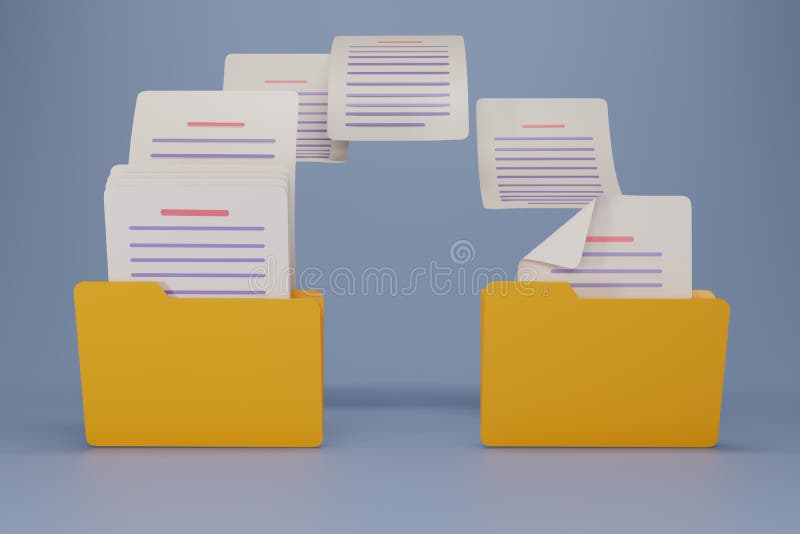 Document Transfering Stock Illustrations – 137 Document Transfering Stock Illustrations, Vectors ...