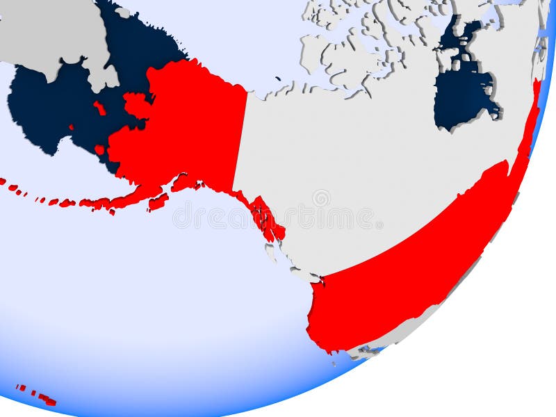 Map of USA stock illustration. Illustration of north - 107151454