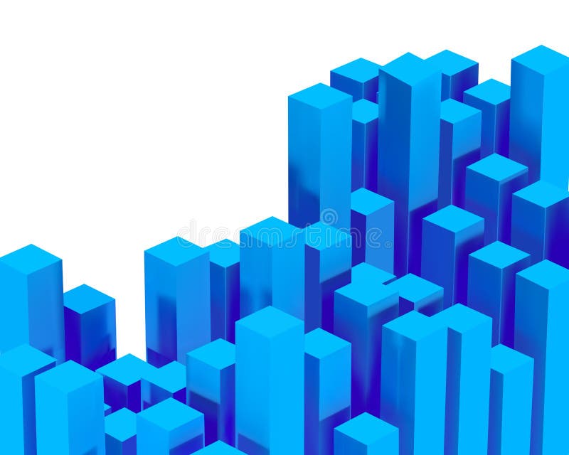 3d Render Vector Composition with Dynamic Blue Color Realistic ...