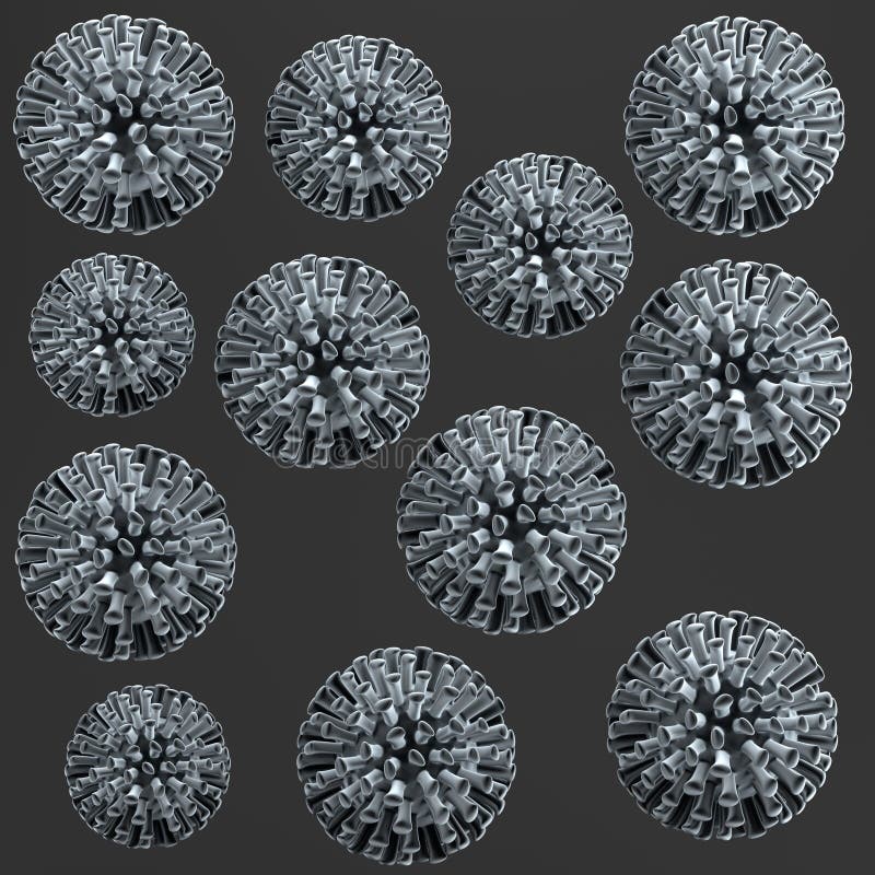 3d render of virus stock illustration. Illustration of disease - 38601564