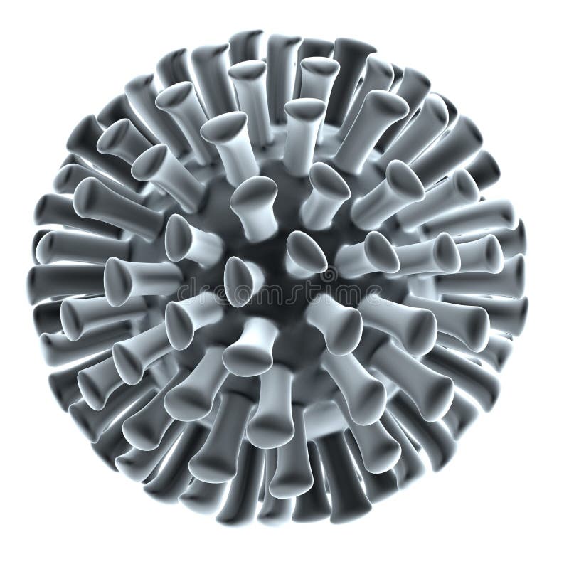 3d render of virus stock illustration. Illustration of avian - 39360645