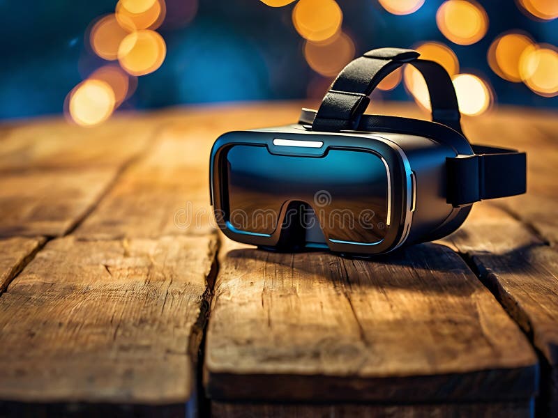 3D Render of VR Headset with Goggles . Stock Illustration ...