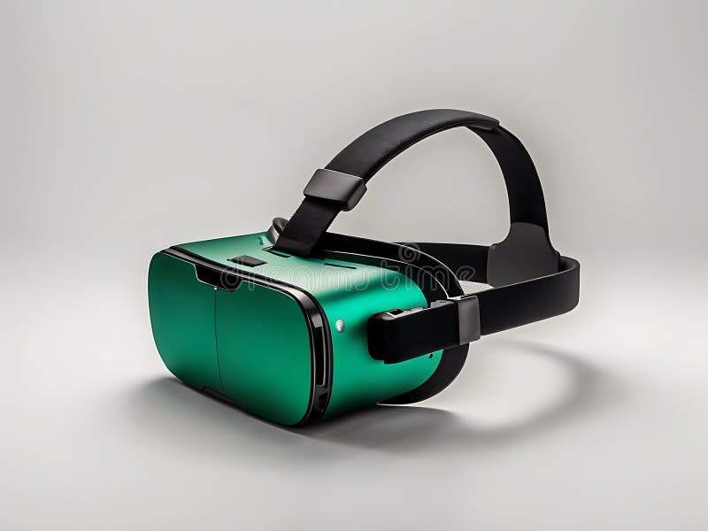 3D Render of VR Headset with Goggles . Stock Illustration ...