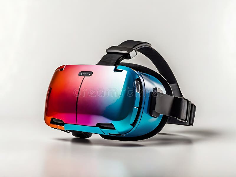 3D Render of VR Headset with Goggles . Stock Illustration ...