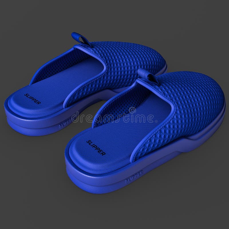 Slippers stock illustration. Illustration of mockup - 207976688