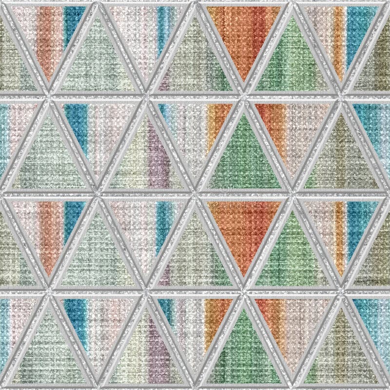 Carving Triangle Pattern on Grunge Background Seamless Texture ...