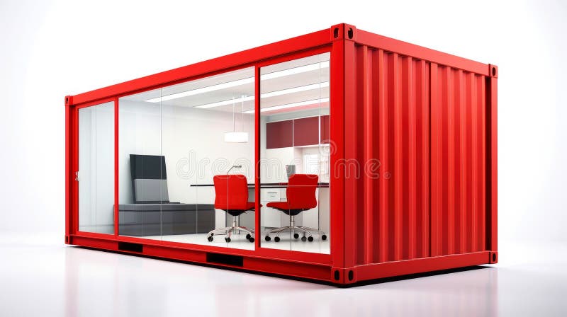 3d Render of a Warehouse 3d Render of a Warehouse with Boxes Stock ...