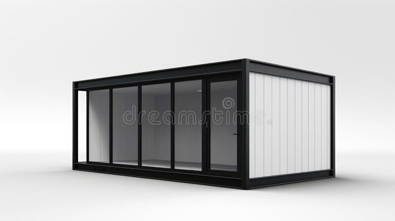 3d Render of a Warehouse with Doors 3d Rendered Illustration of an ...
