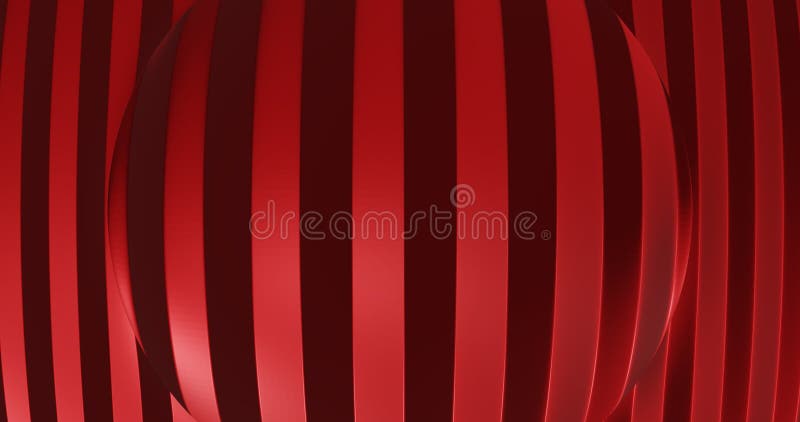 Render with Warped Distorted Red Lines Stock Illustration ...