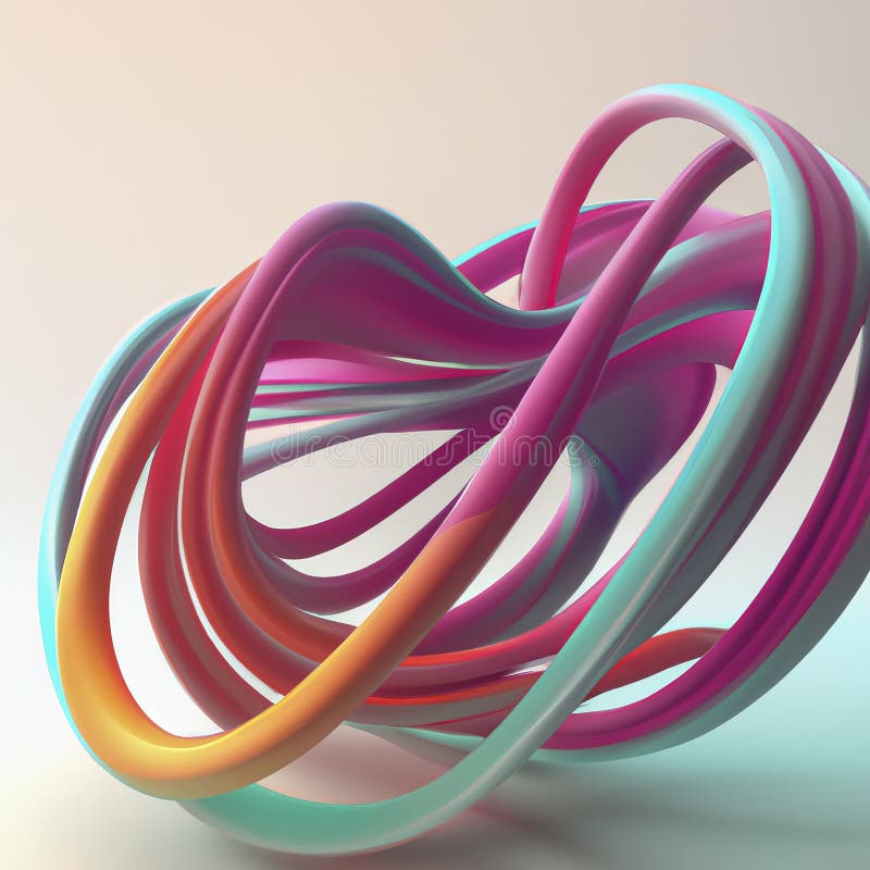 Waves Shape of Abstract Form Stock Illustration - Illustration of ...