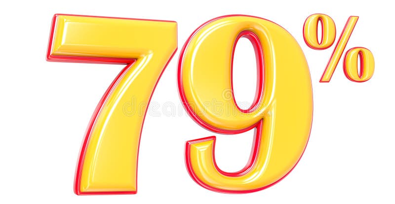 3D Render with White Background Gold Number 43 Stock Photo ...