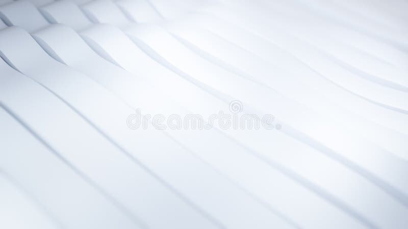 3d Render White Stripe Wave Background Stock Illustration ...
