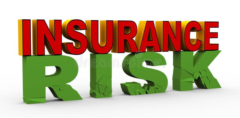3d insurance over risk stock illustration. Illustration of liability ...