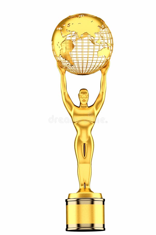 3d Render World Map White Continents on a Blue Background. Empty World ...