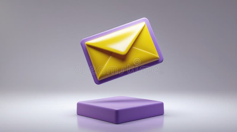 Colorful 3d Envelope Notification Icon Stock Photos - Free & Royalty ...