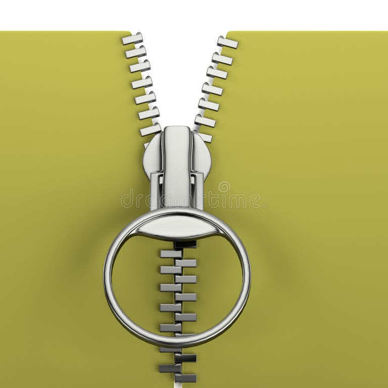 3d render of zipper stock illustration. Illustration of pants - 39246298