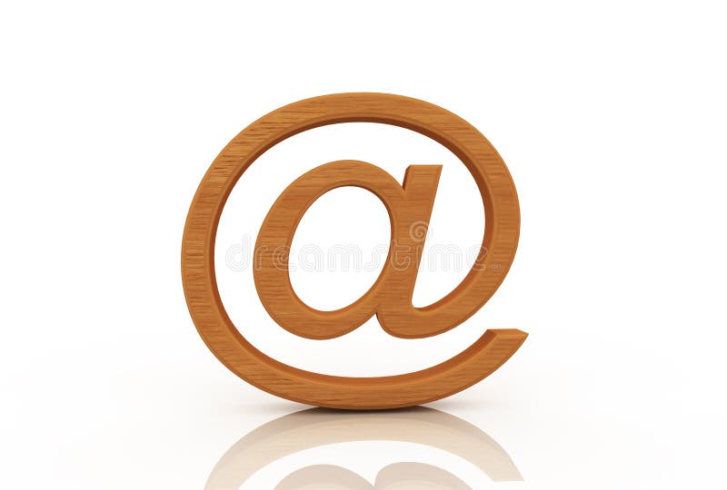 Email Alias Symbol stock illustration. Illustration of forward - 1499127