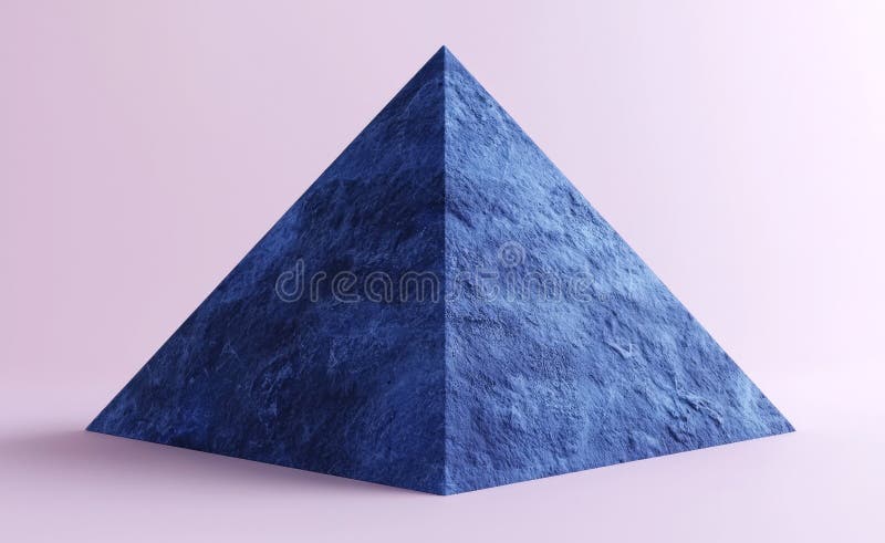 A 3D Rendered Abstract Background Featuring a Triangle in the Corner ...