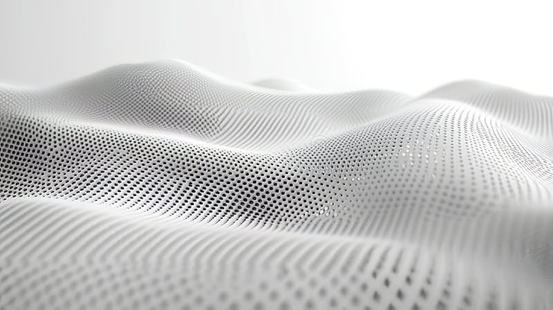 A 3D Rendered Abstract Concept of Big Data Using Dot and Wave Light ...