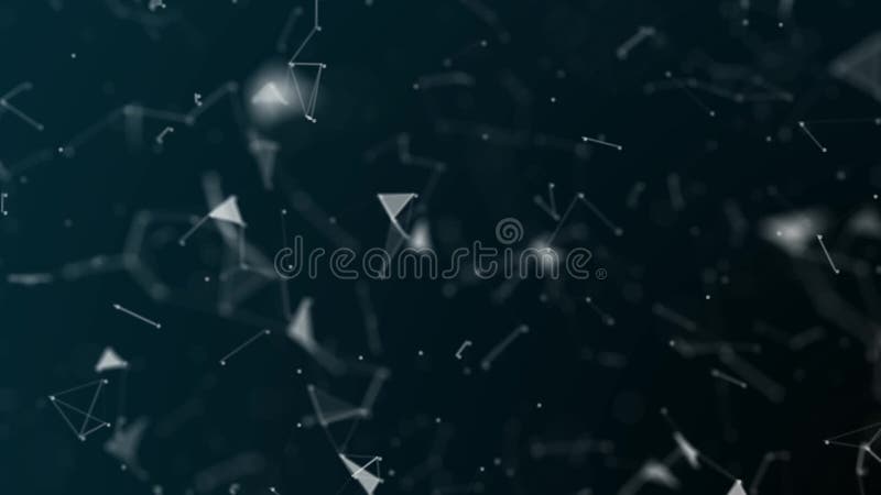 3d Rendered Abstract Plexus Shapes. Connection and Web Concept Stock Footage - Video of ...