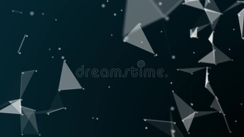 3d Rendered Abstract Plexus Shapes. Connection and Web Concept Stock Footage - Video of line ...