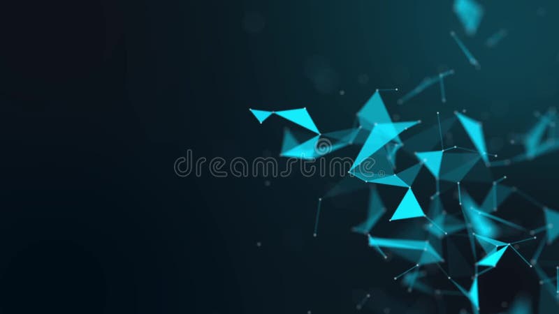 3d Rendered Abstract Plexus Shapes. Connection and Web Concept Stock Footage - Video of ...