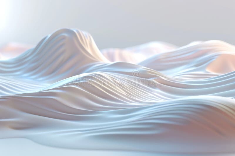 A 3Drendered Backdrop with a Gentle Wave Pattern Offering a Serene and ...