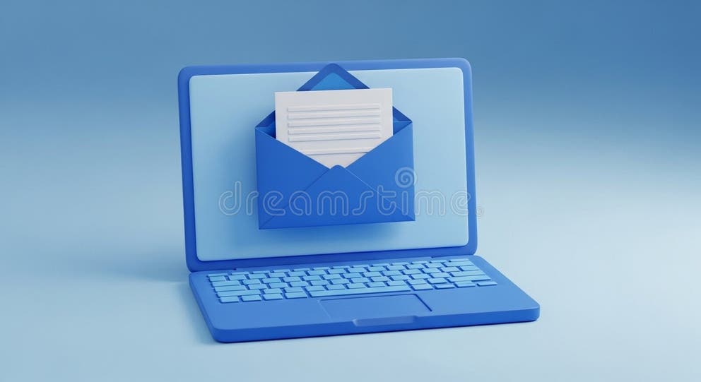 Stylized Blue Laptop Stock Illustrations – 1,937 Stylized Blue Laptop ...