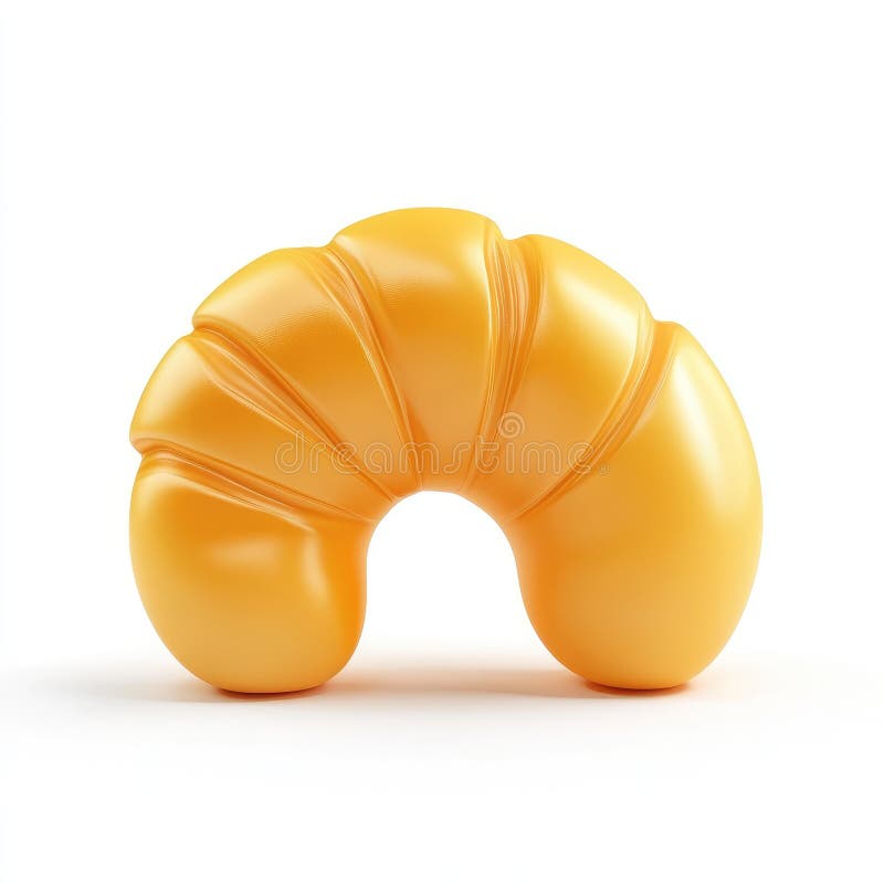 Golden Croissant Shaped Pastry, Delicious Bakery Product Stock ...